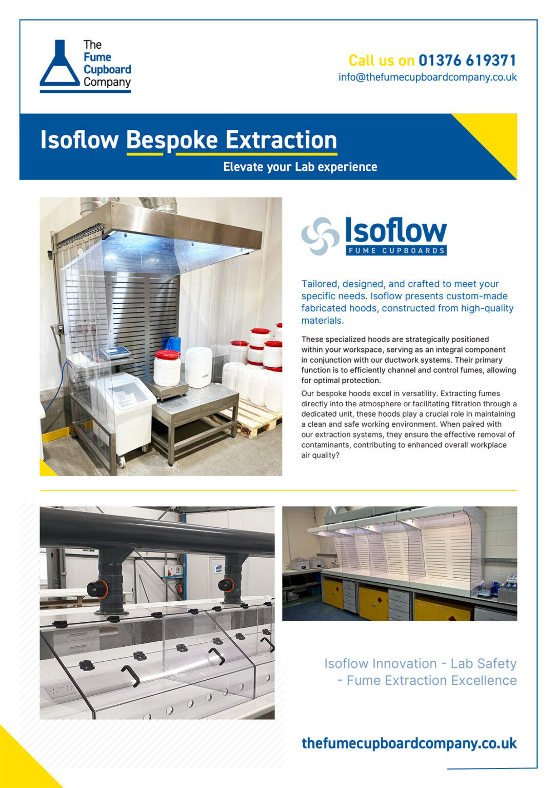 Bespoke Fume Extraction System design and installation specialists